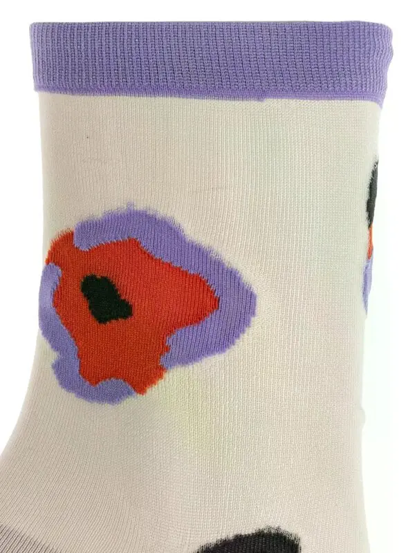 Issey Miyake Verve Floral-print Socks