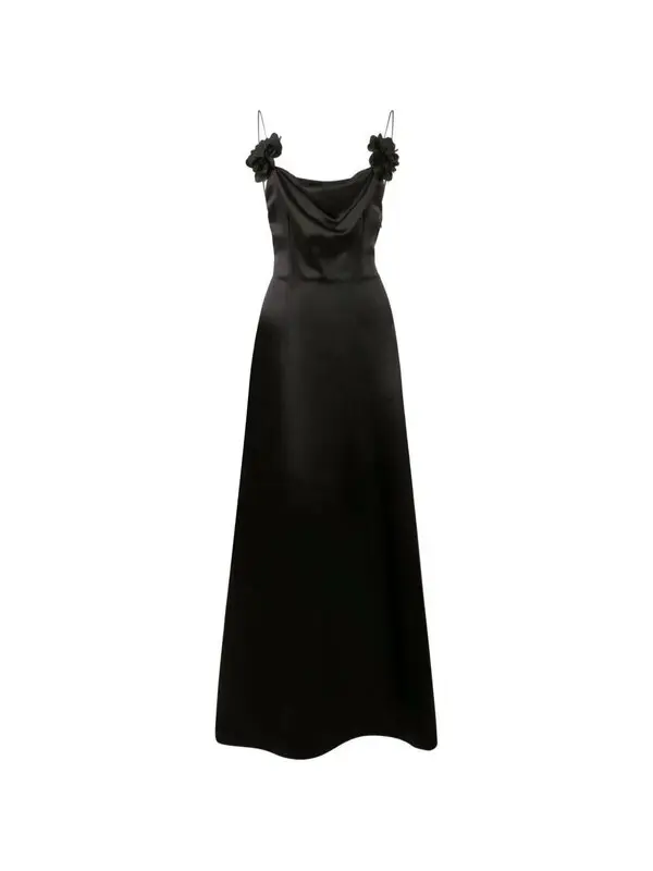 Philipp Plein Floral Embellished Maxi Slip Dress