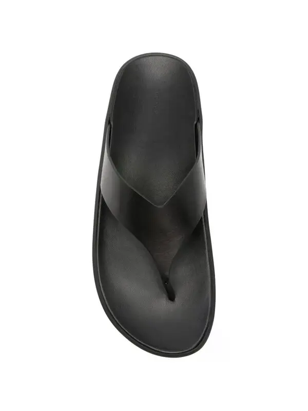 THE ROW Leather Flip Flops
