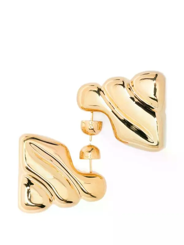 MARIA BLACK Medium Bogota Wavy Earrings