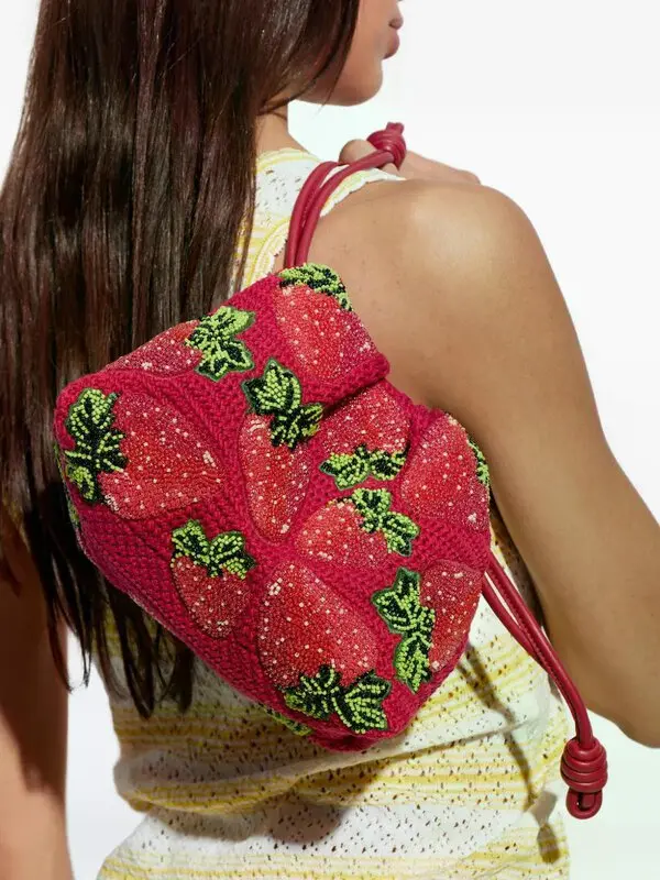 Loewe Mini Flamenco Clutch Bag - Red