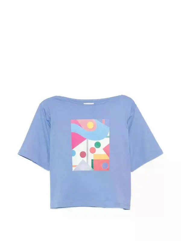 AGNES B. Ocean Graphic Print T-shirt