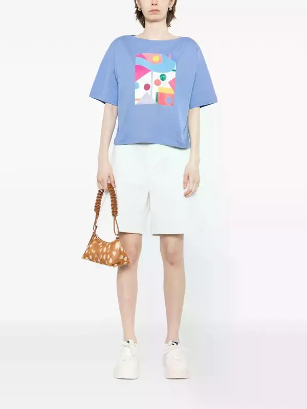 AGNES B. Ocean Graphic Print T-shirt