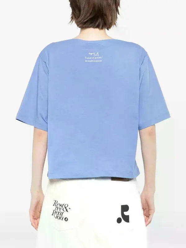 AGNES B. Ocean Graphic Print T-shirt