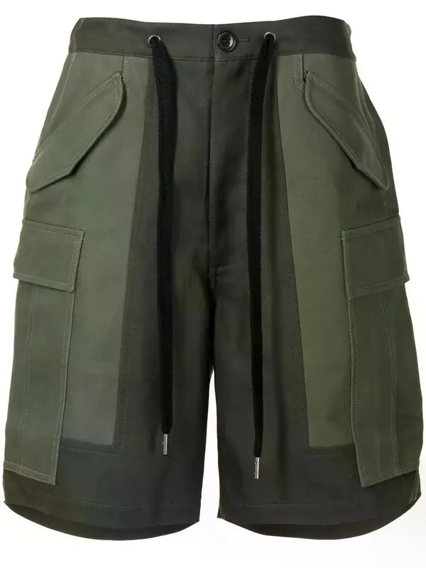 PORTS V Two-tone Cargo Shorts - Green