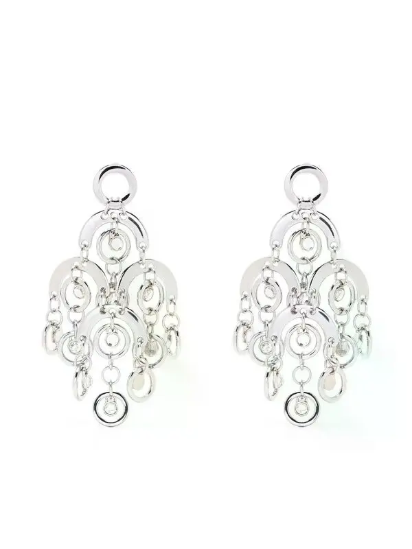 Rabanne Crystal-embellished Pendant Earrings - Silver