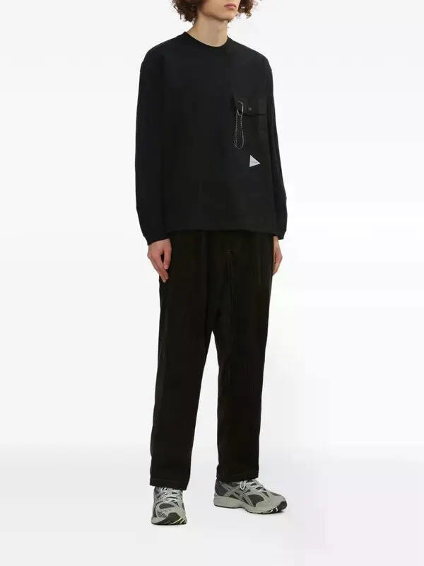 AND WANDER Pocket Long-sleeve T-shirt