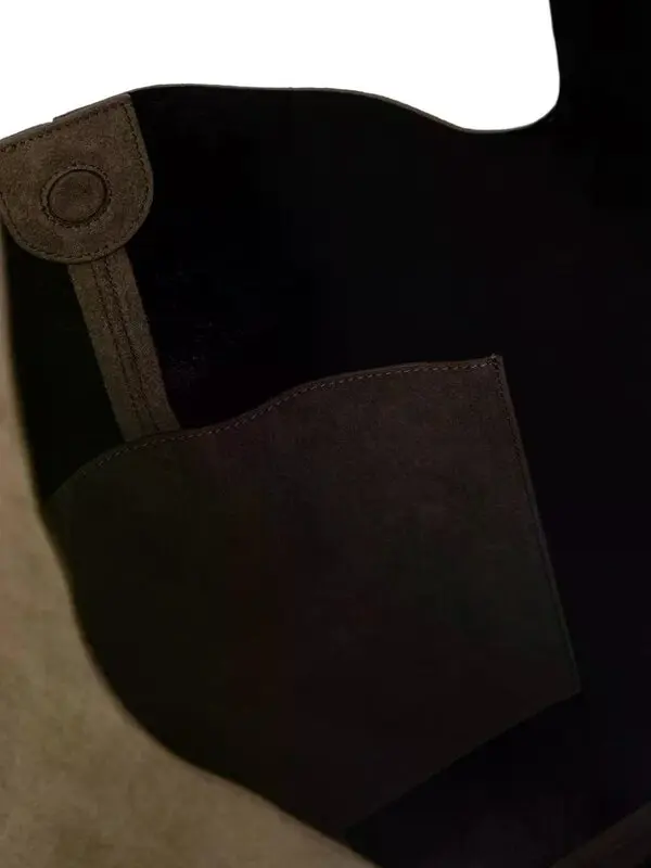 Patrizia Pepe Suede Logo-embossed Tote Bag