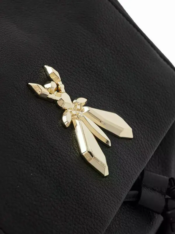 Patrizia Pepe Fly Plaque Buckled Pocket Backpack