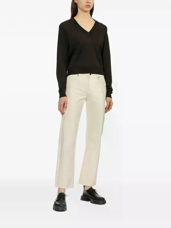 A.p.c. Cotton V-neck Sweater