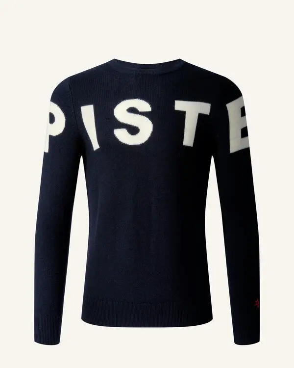Perfect Moment Piste" Merino Wool Blend Intarsia Knit Sweater