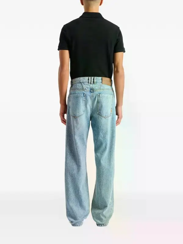 Balmain Loose-fit Light Denim Jeans