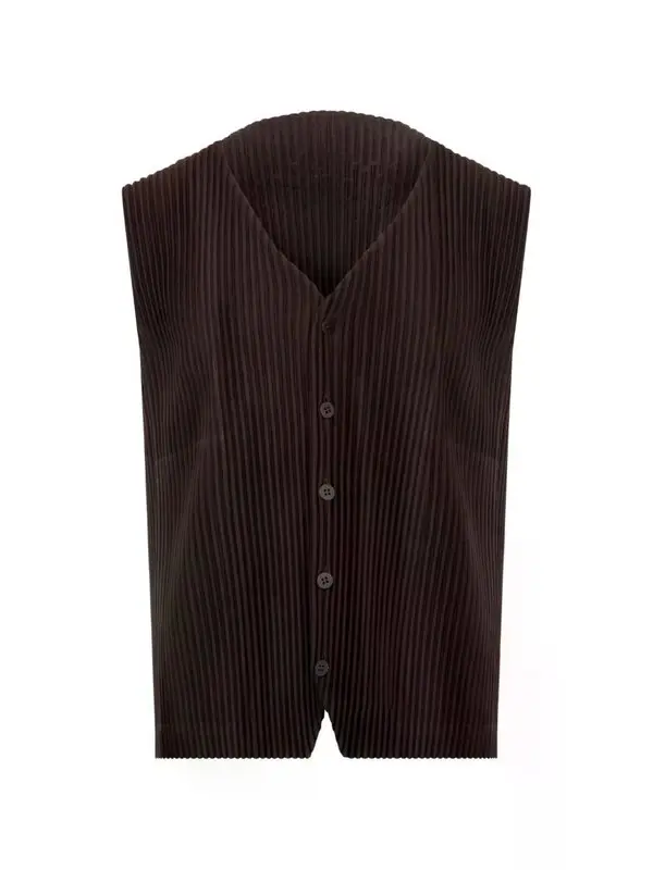 Issey Miyake Tailored Pleated Vest