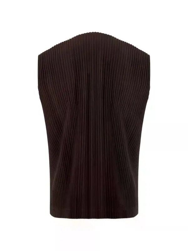 Issey Miyake Tailored Pleated Vest