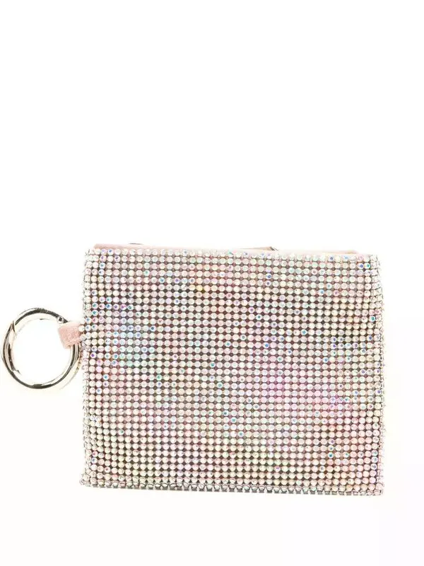 Benedetta Bruzziches Crystal-embellished Wallet - Gold