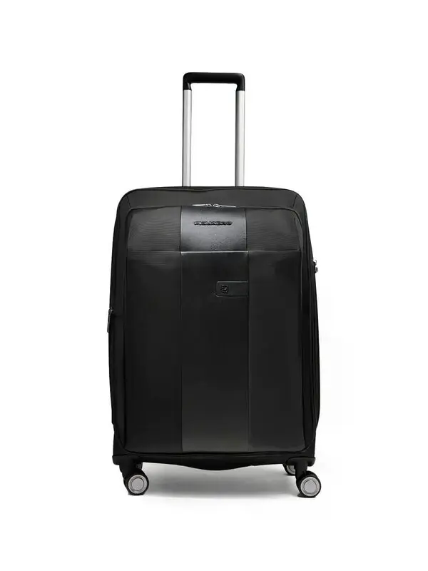 PIQUADRO Expandable Four-wheel Suitcase - Black