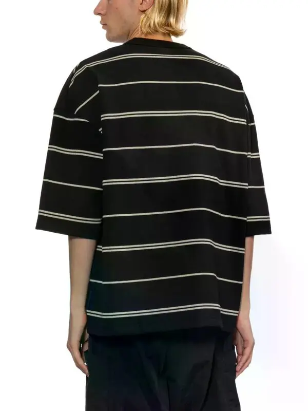 Comme Des Garçons Striped Pocket T-shirt
