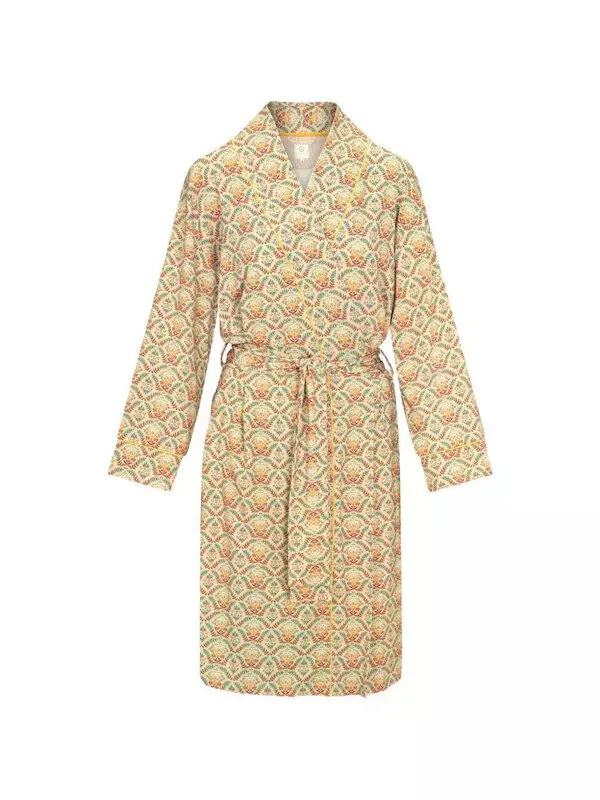 PIP STUDIO Nisha Floral-print Robe - Neutrals
