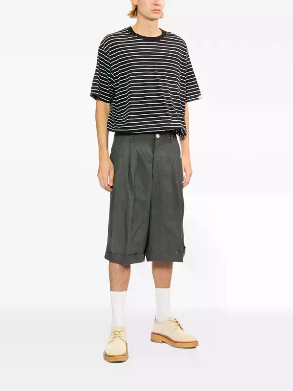 Jacquemus Pleated Turn-up Trousers