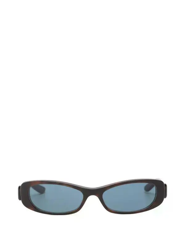 Balenciaga Tortoiseshell-effect Bb Sunglasses - Brown