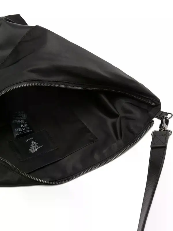 Yohji Yamamoto Asymmetric Logo Shoulder Bag
