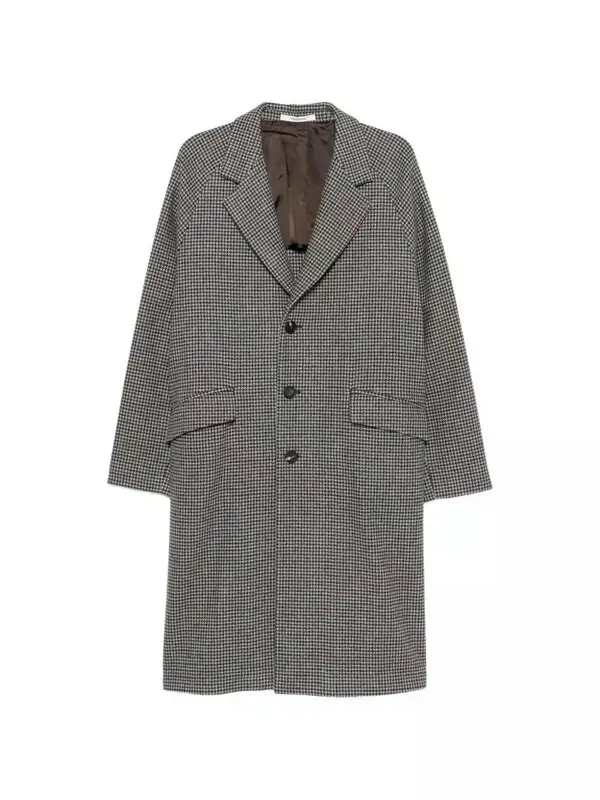 Tagliatore Sanford Houndstooth Single-breasted Coat