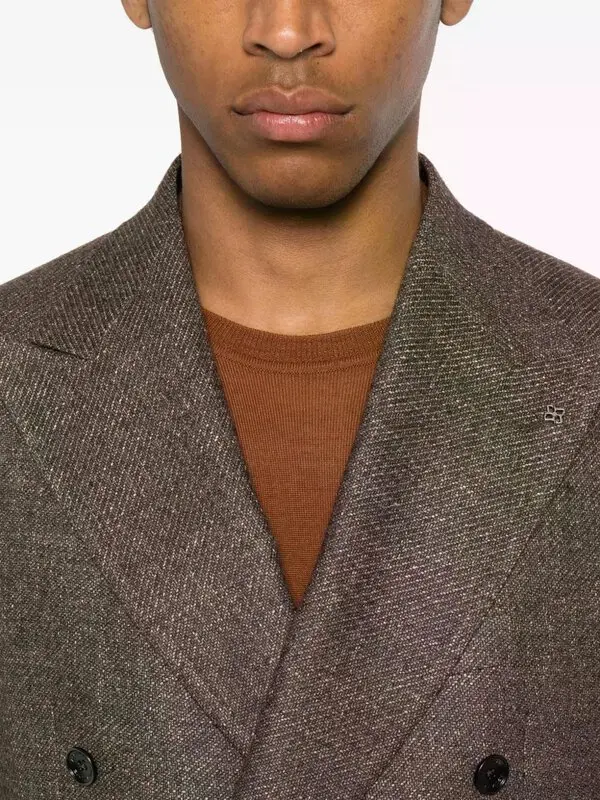 Tagliatore Double-breasted Checked Blazer