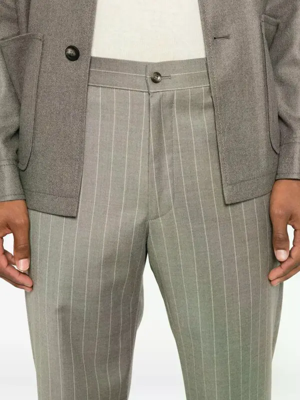 Tagliatore Pinstriped Pattern Trousers