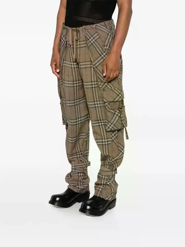 Burberry Checked Cargo Pants