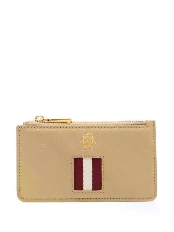 Bally Stripe Logo-motif Wallet - Neutrals