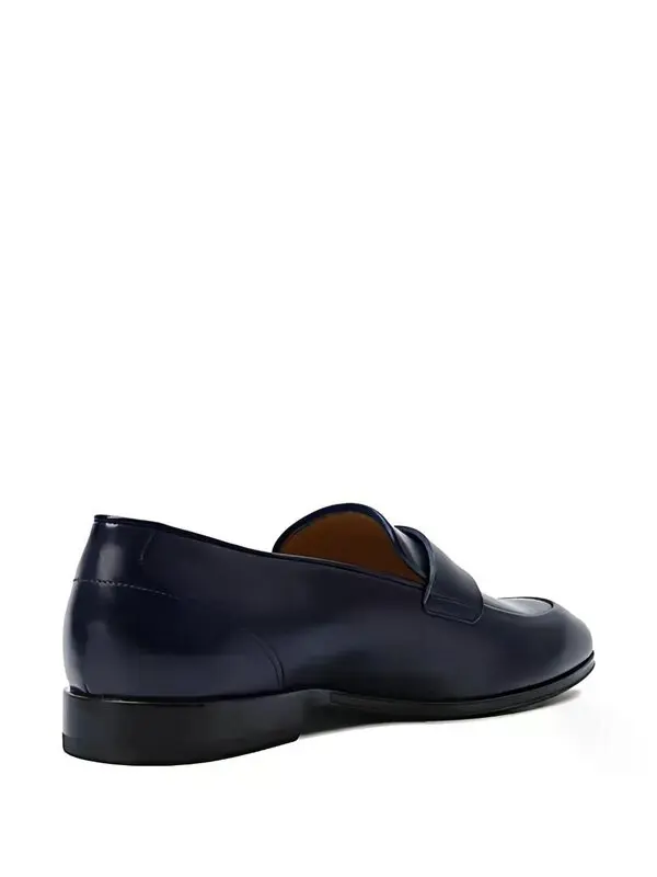 Bally Logo-plaque Leather Loafers