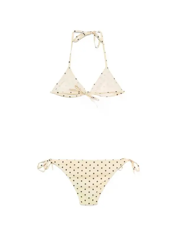 LAURA URBINATI Polka-dot Bikini - Neutrals