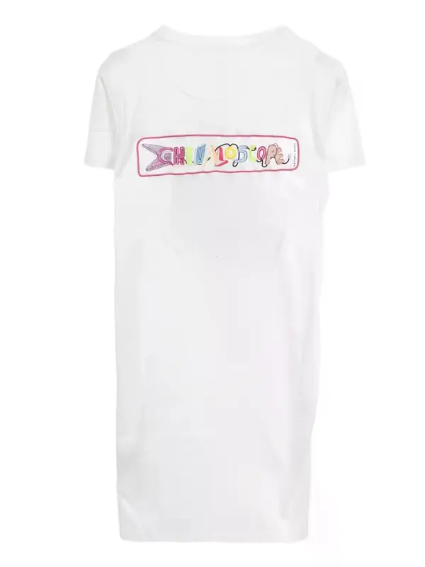 Hermès Chevalo Scope Embroidered T-shirt Dress