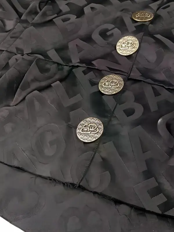 Balenciaga Logo Pattern Blouse