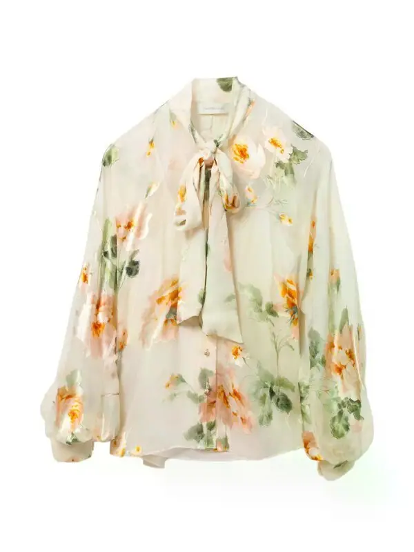 Zimmermann All-over Floral Print Shirt