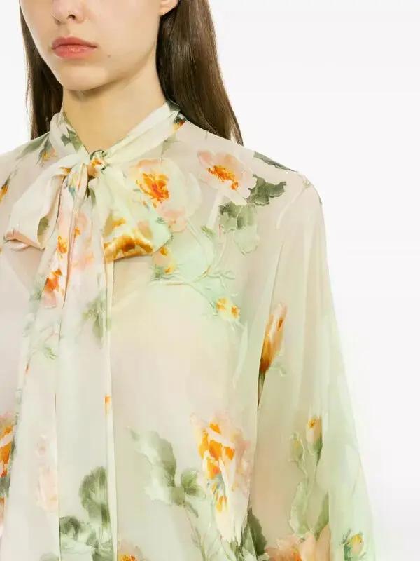 Zimmermann All-over Floral Print Shirt