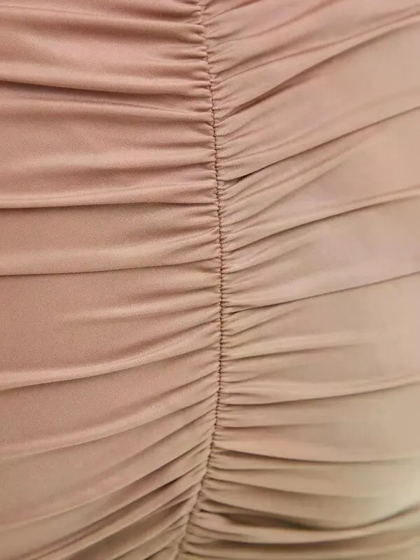 Patrizia Pepe Ruched Drawstring Skirt