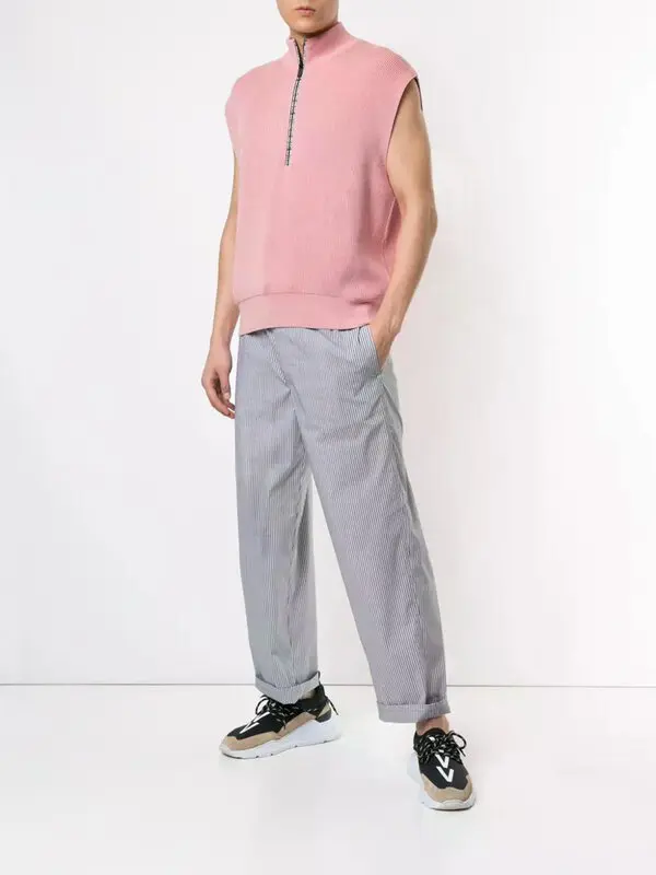 PORTS V Striped Trousers