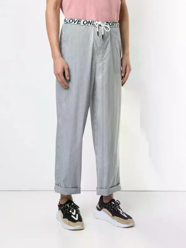 PORTS V Striped Trousers