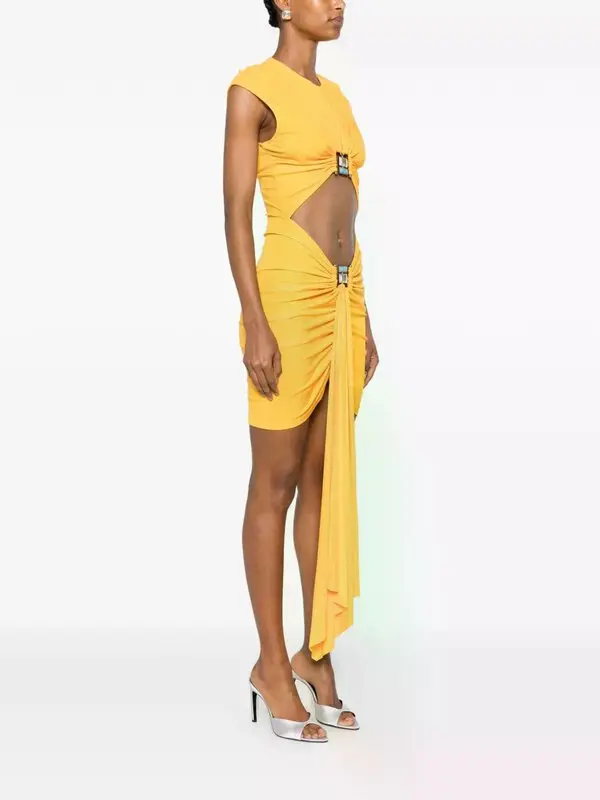 Christopher Esber Bezel Quartz Cut-out Dress