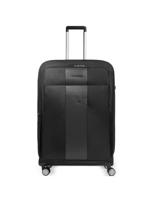 PIQUADRO Expandable Panelled Suitcase - Black