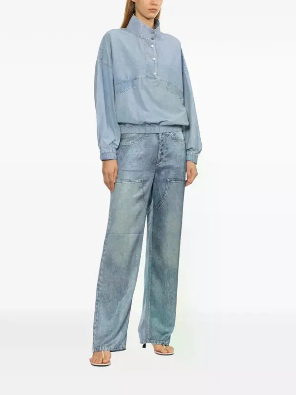 Rag & Bone Tailored Denim-printed Trousers