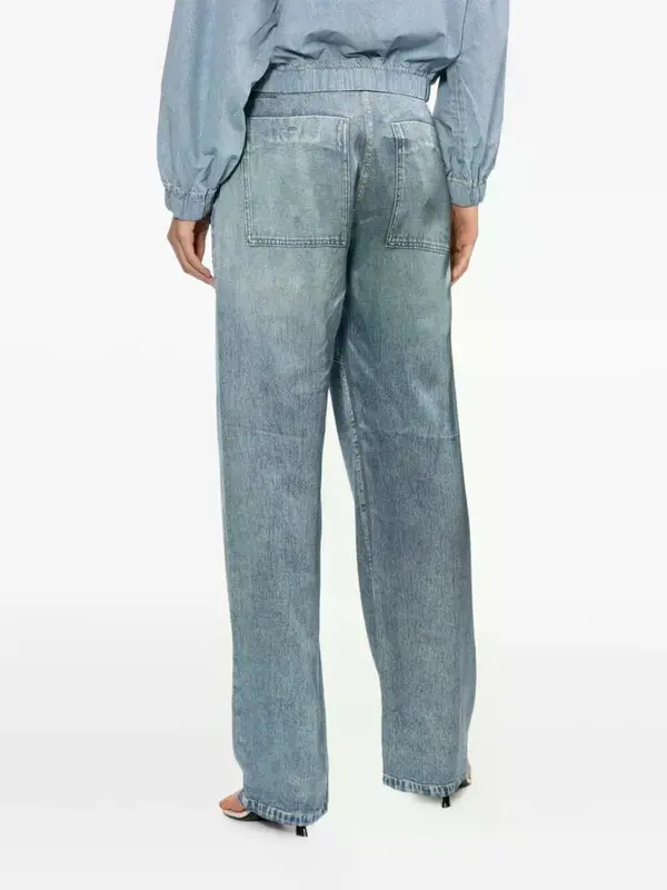 Rag & Bone Tailored Denim-printed Trousers
