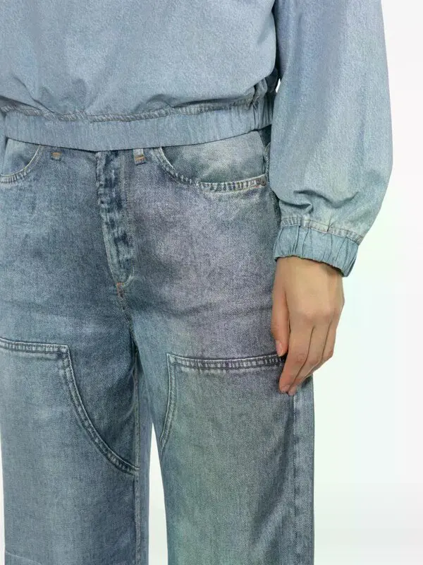 Rag & Bone Tailored Denim-printed Trousers