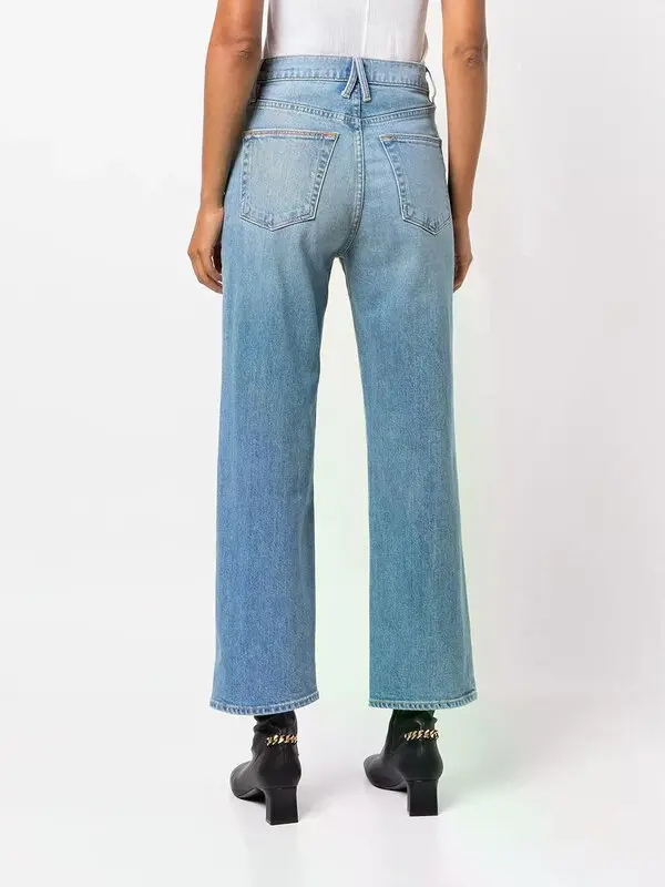 SLVRLAKE Cropped Straight-leg Jeans