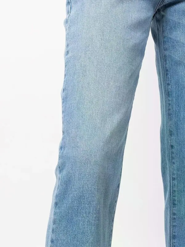 SLVRLAKE Cropped Straight-leg Jeans