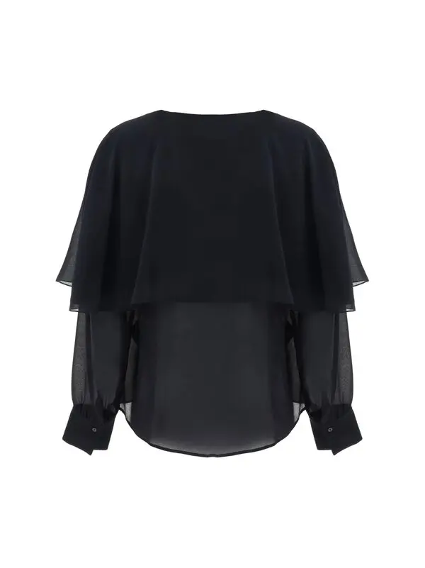Chloé Crewneck Long Sleeve Shirt - Black