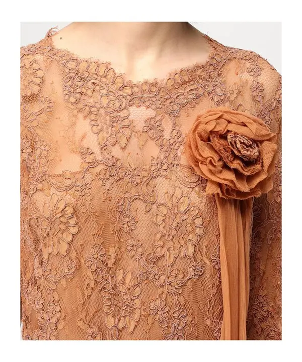 Ermanno Scervino Floral Lace Midi Dress