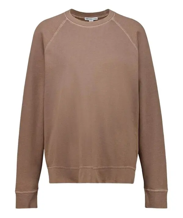 JAMES PERSE Vintage French Terry Sweatshirt - Brown