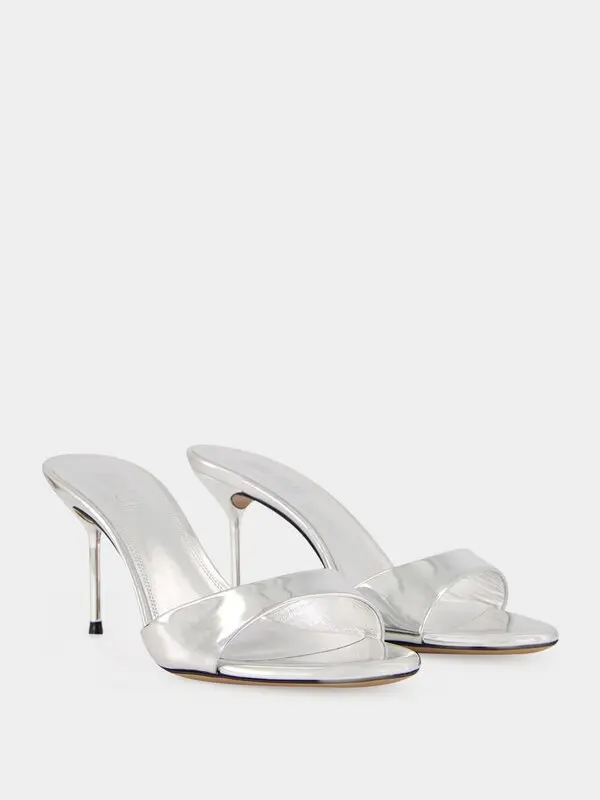 Paris Texas Lidia 70 Mule - Silver